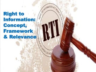 Right to Information India Act 2005.pptx