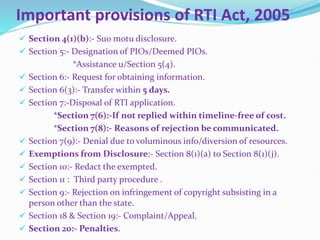 Right to Information India Act 2005.pptx