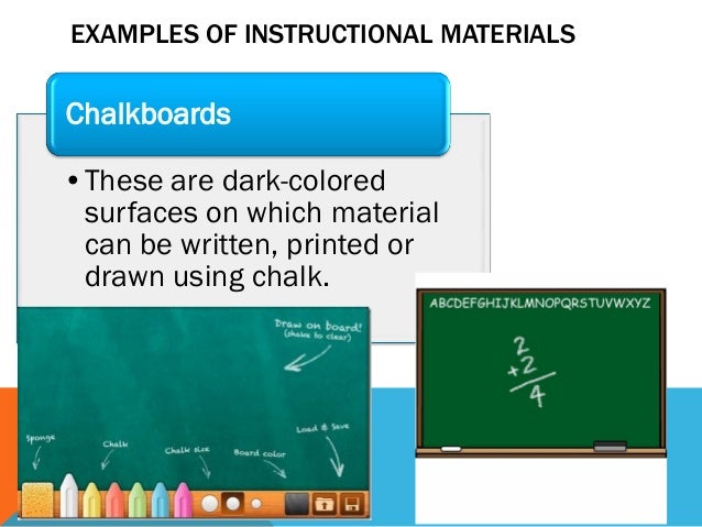 Selection an Preparation of Instructional Materials