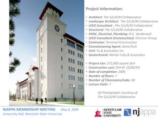 Presentation & Building Tour of University Hall (APPA 2009) | PPTX