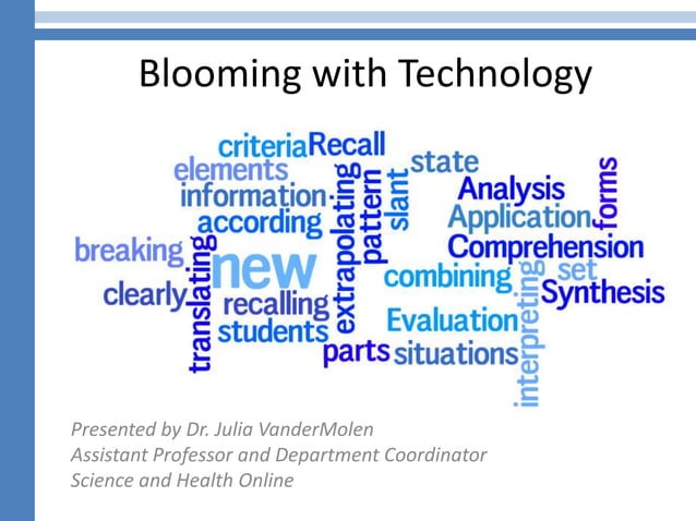 The Digital Makeover of Bloom’s Taxonomy of Educational Objectives | PPT