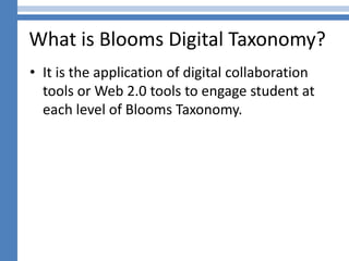 The Digital Makeover of Bloom’s Taxonomy of Educational Objectives | PPT