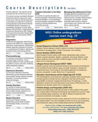 MSU Extended University Fall 2011 non-credit course catalog | PDF