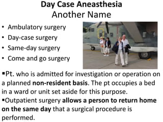 Day case anesthesia | PDF