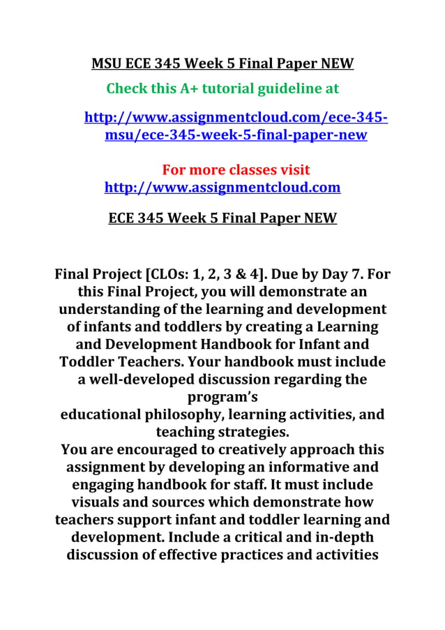 Msu ece 345 week 5 final paper new | PDF