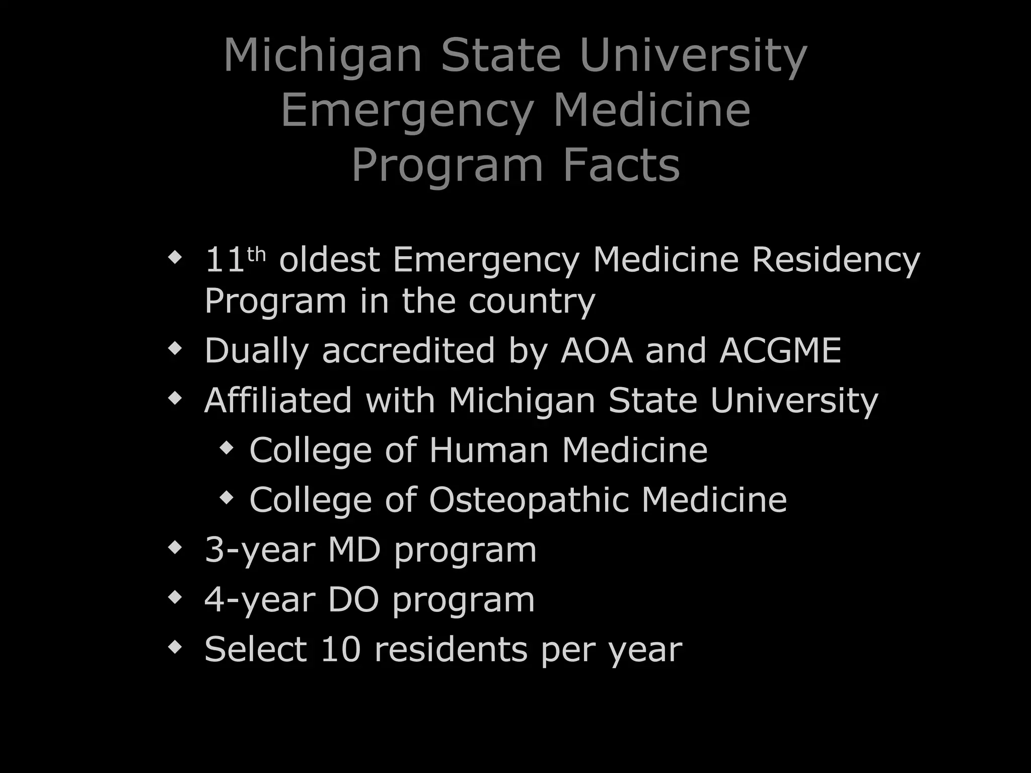Msu Emergency Medicine Lansing Mi | PPT