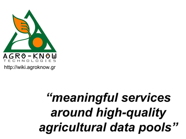 Improving dissemination of content | PPT | Databases | Computer Software and Applications