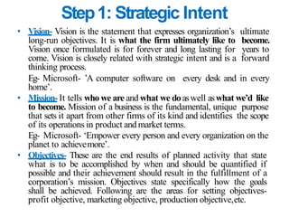 Strategic Management and Project Management | PPTX