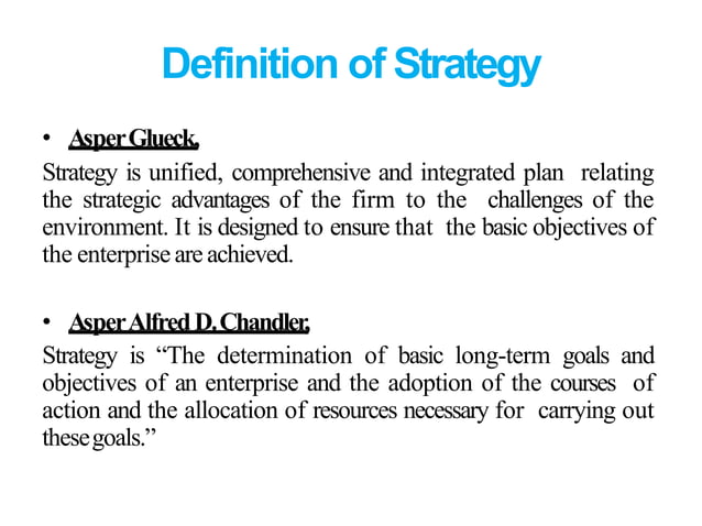 Strategic Management and Project Management | PPTX