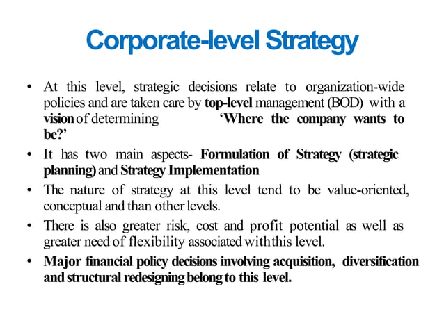 Strategic Management and Project Management | PPTX