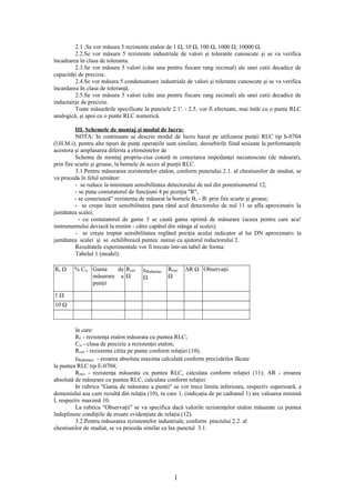 Măsurări de rezistente cu puntea wheatstone | DOC