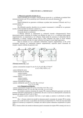 Măsurări de rezistente cu puntea wheatstone | DOC