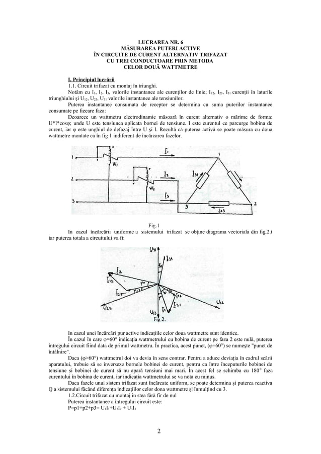 Măsurări de rezistente cu puntea wheatstone | DOC