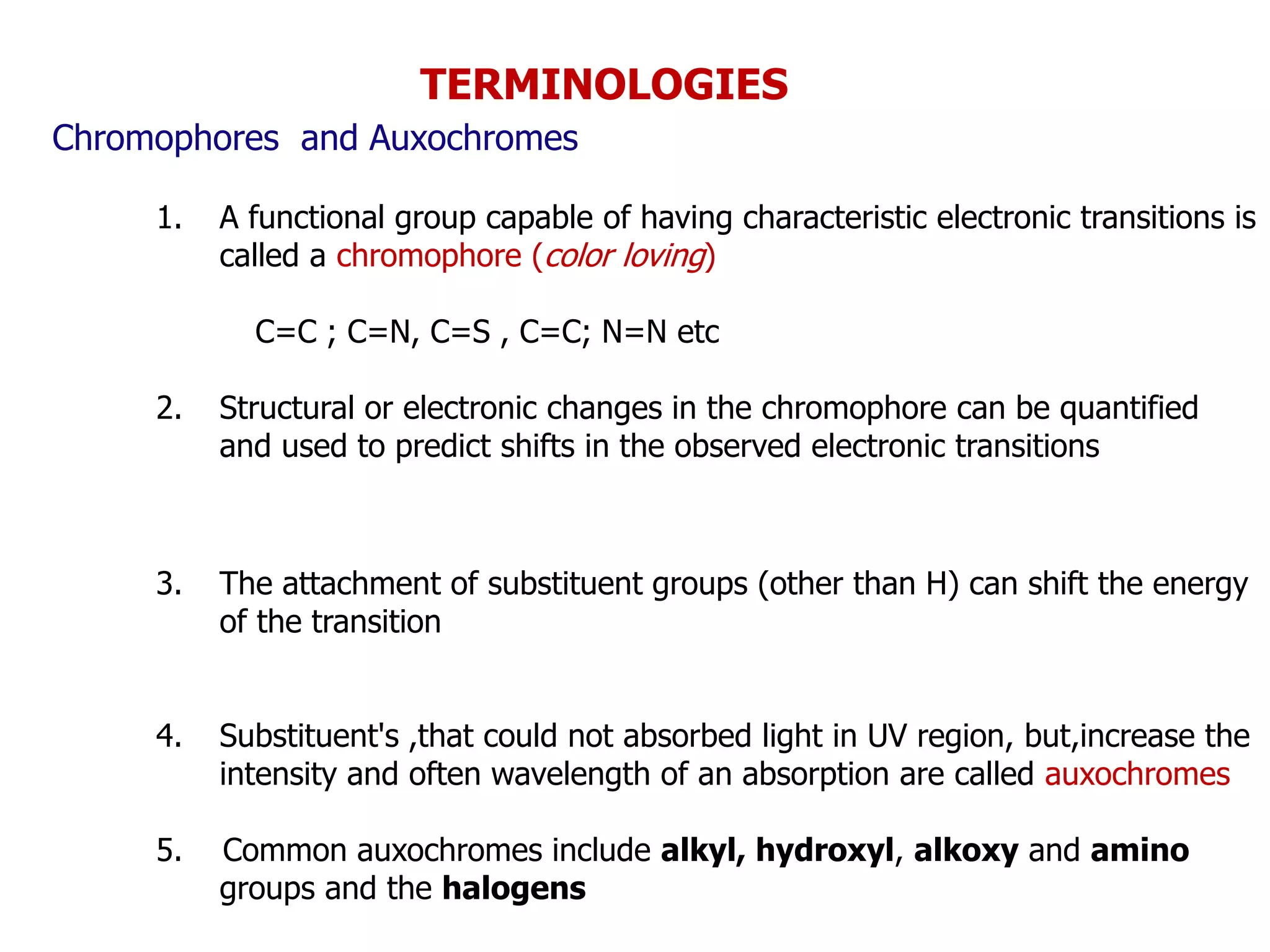 UV spectroscopy | PPT
