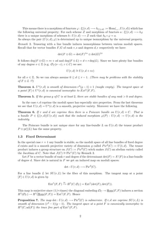 Hecke Curves and Moduli spcaes of Vector Bundles | PDF