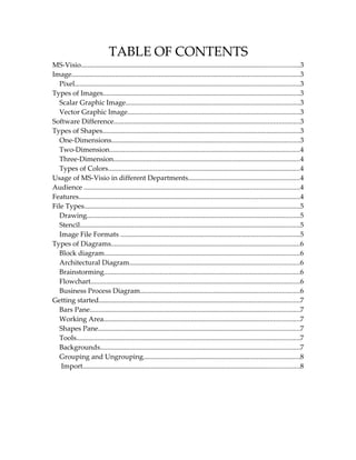 Ms Visio | DOC | Graphics Software | Computer Software and Applications