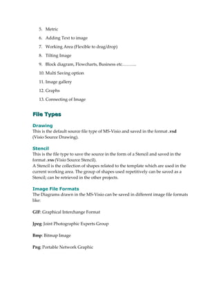 Ms Visio | DOC | Graphics Software | Computer Software and Applications