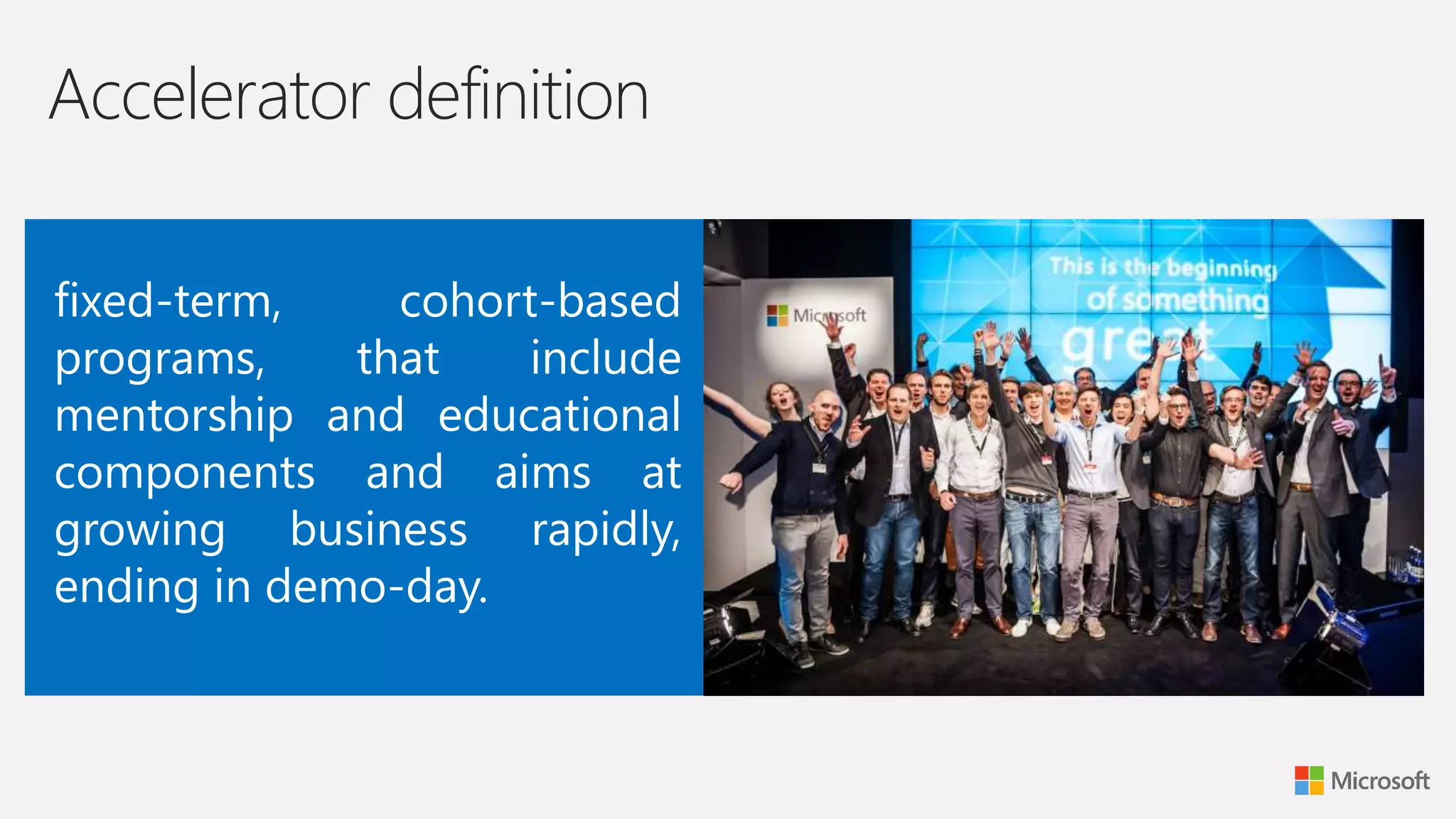 The Story of Microsoft Ventures Accelerator | PPT