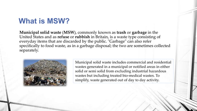 Muncipal Solid Waste Management | PPTX