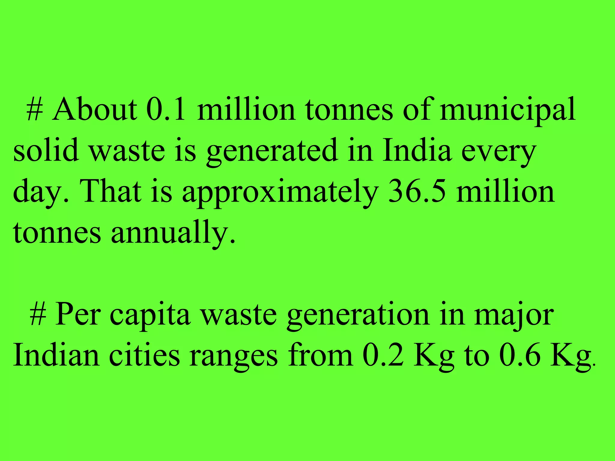 solid waste management garbage recycling waste water treatment ...