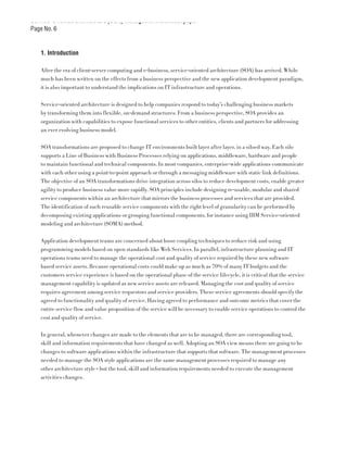 Challenges and recommendations to control an SOA operating environment | PDF