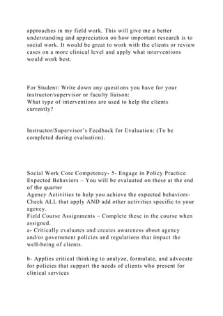 MSW Advanced Clinical Concentration -Student Learning AgreementW.docx