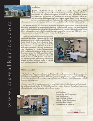 M.S. Walker Medical Brochure | PDF