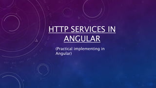 Mearn Stack Web Development(Http Presentation) | PPT