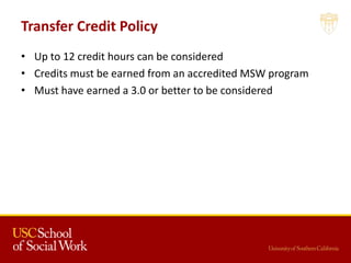 MSW@USC Field Placement Webinar | PPT