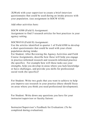 MSW Foundation Year -Student Learning AgreementWalden University.docx