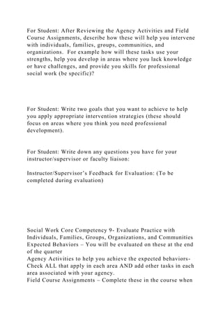 MSW Foundation Year -Student Learning AgreementWalden University.docx