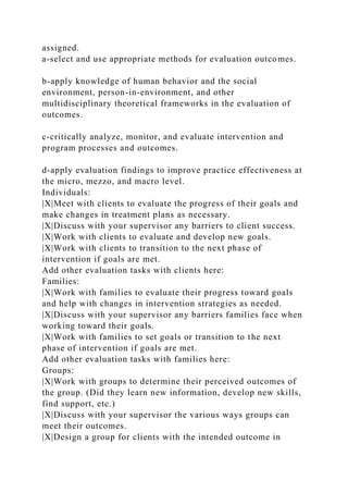 MSW Foundation Year -Student Learning AgreementWalden University.docx | Adoption and Fostering ...