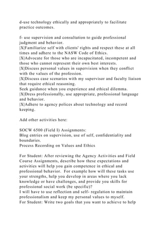MSW Foundation Year -Student Learning AgreementWalden University.docx