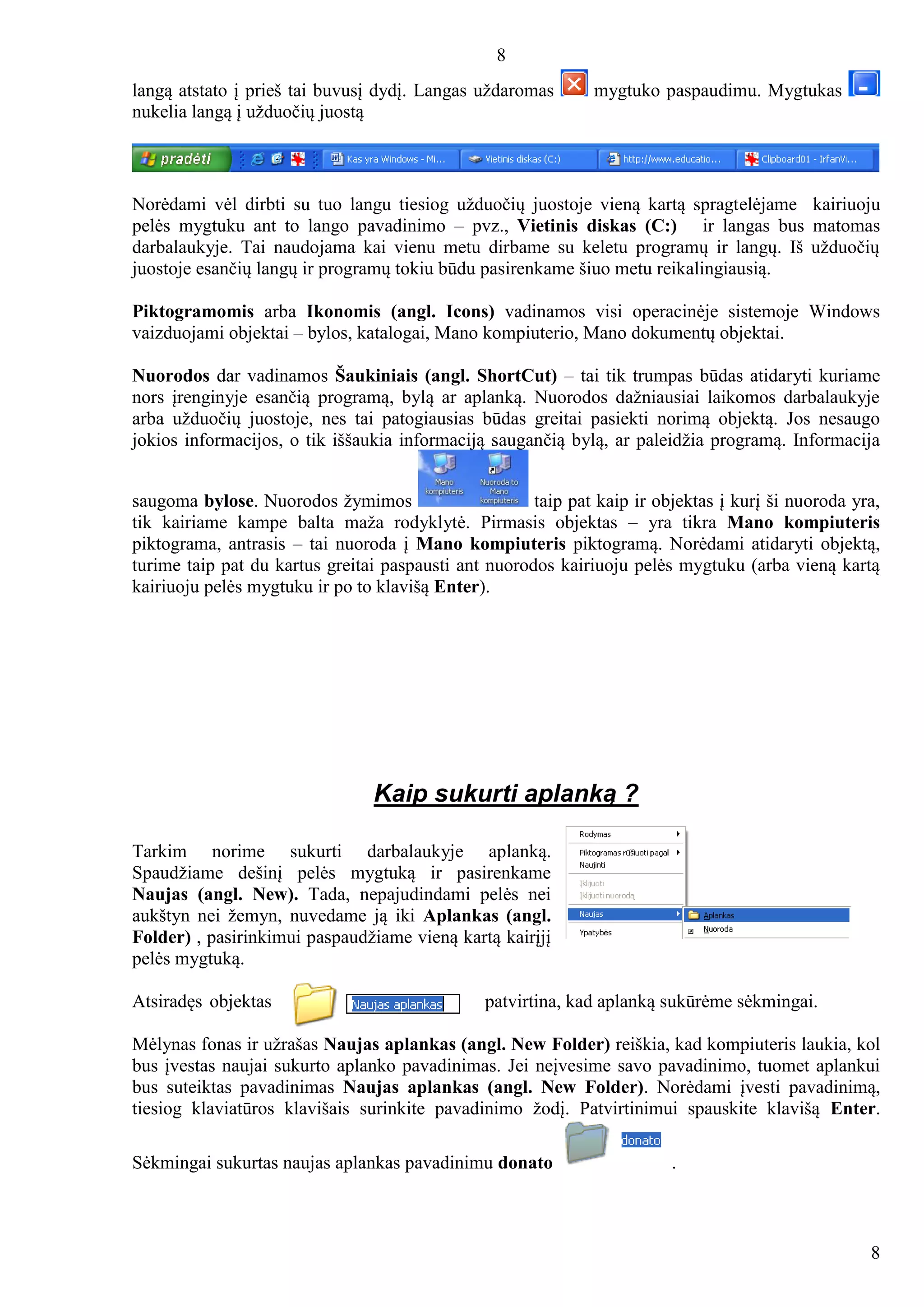 Ms windows xp_pagrindai | PDF
