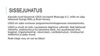 Msw logo 1tund | PPTX