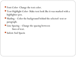 MS Word for Beginners | PPT