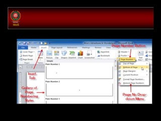 MS Word introduction document for beginners. | PPTX