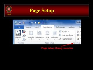 MS Word introduction document for beginners. | PPTX