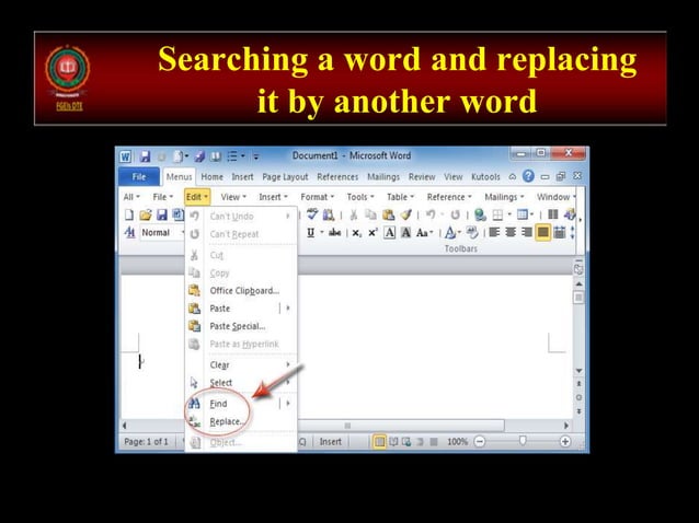 MS Word introduction document for beginners. | PPTX | Desktop ...