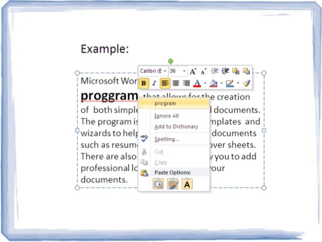 Microsoft word ppt presentation