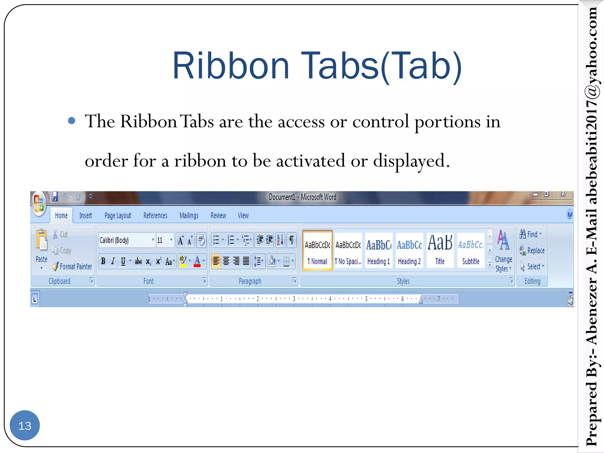 Ms word 2007 pptx | PDF