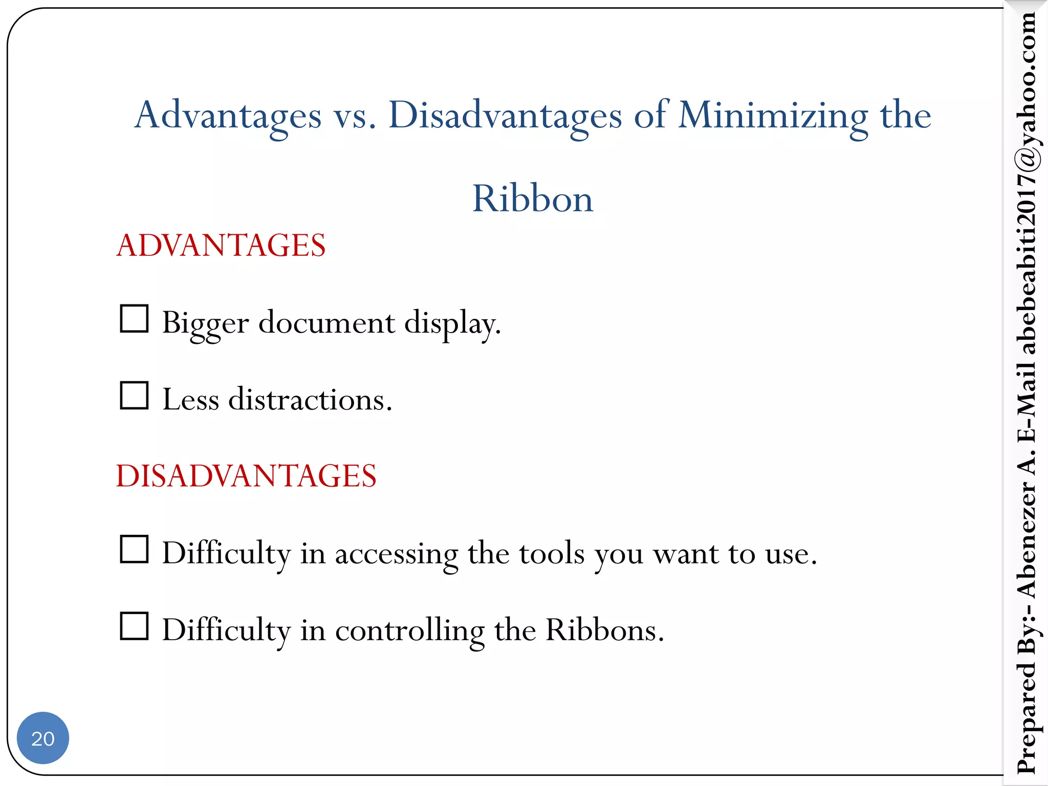 Ms word 2007 pptx | PDF