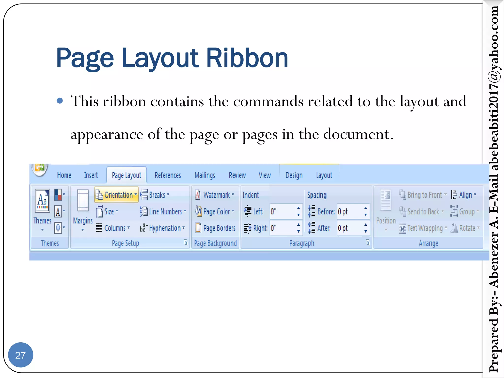 Ms word 2007 pptx | PDF