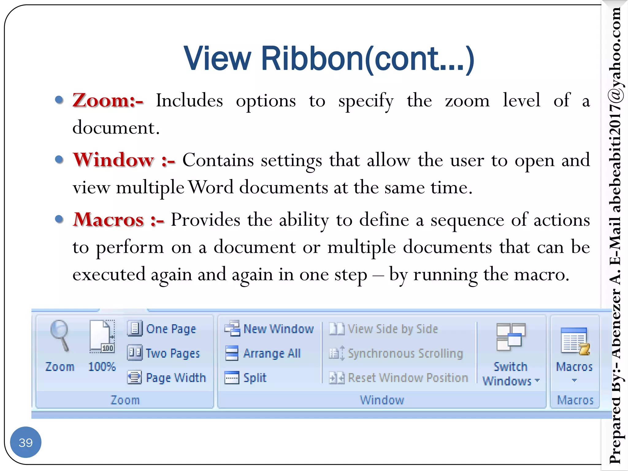 Ms word 2007 pptx | PDF