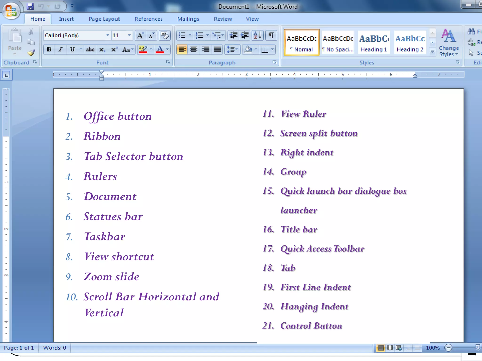Ms word 2007 pptx | PDF