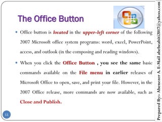 Ms word 2007 pptx | PDF