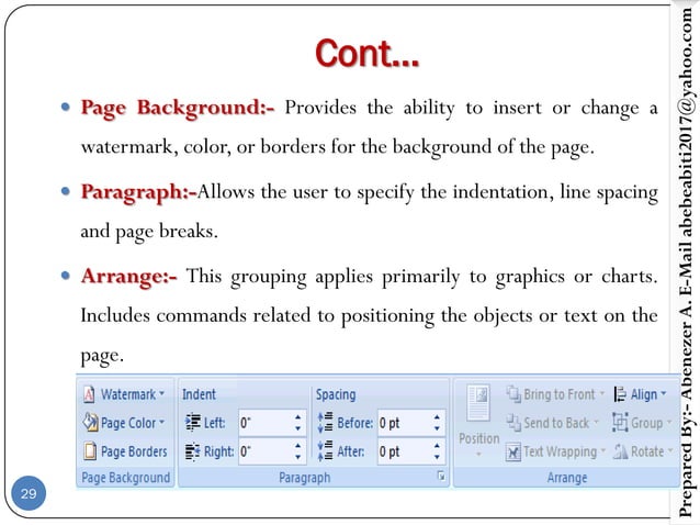 Ms word 2007 pptx | PDF