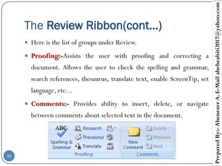 Ms word 2007 pptx | PDF