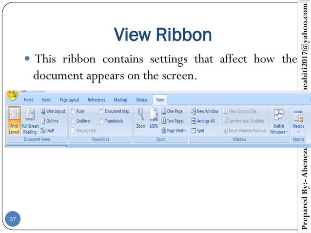 Ms word 2007 pptx | PDF