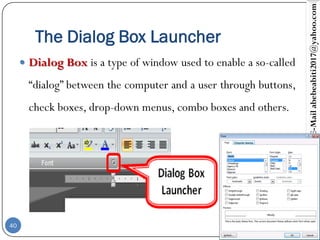 Ms word 2007 pptx | PDF